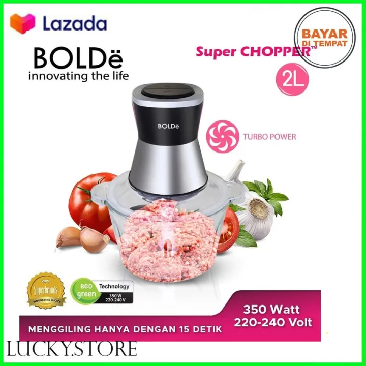 Bolde SUPER CHOPPER Blender Chopper Stainless 1.2 Liter TURBO | Lazada ...