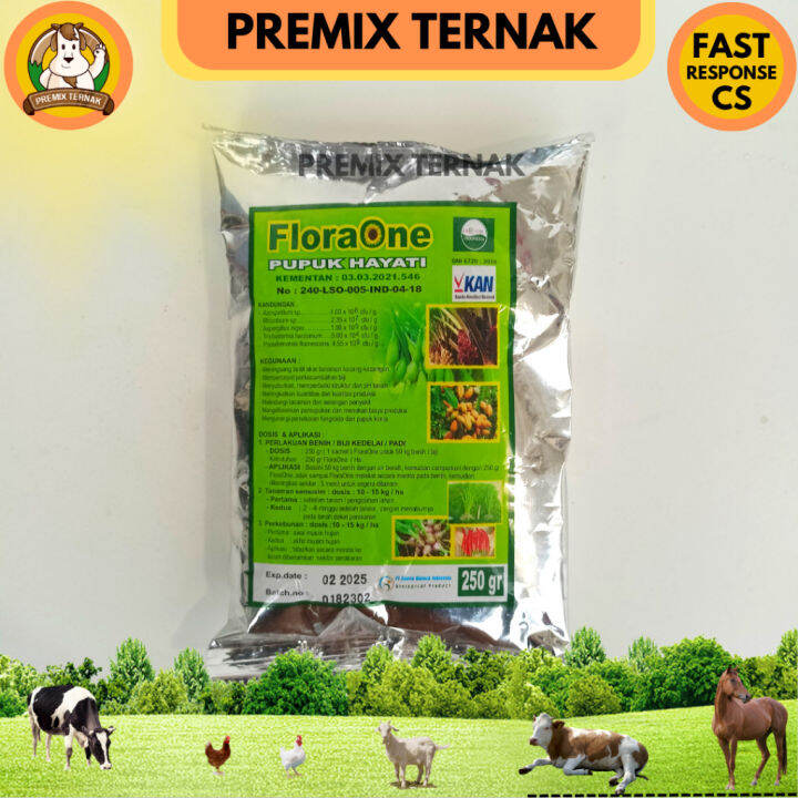 FLORA ONE 250 Gram - FloraOne - Tricoderma - Pupuk Hayati - Pupuk Organik | Lazada Indonesia
