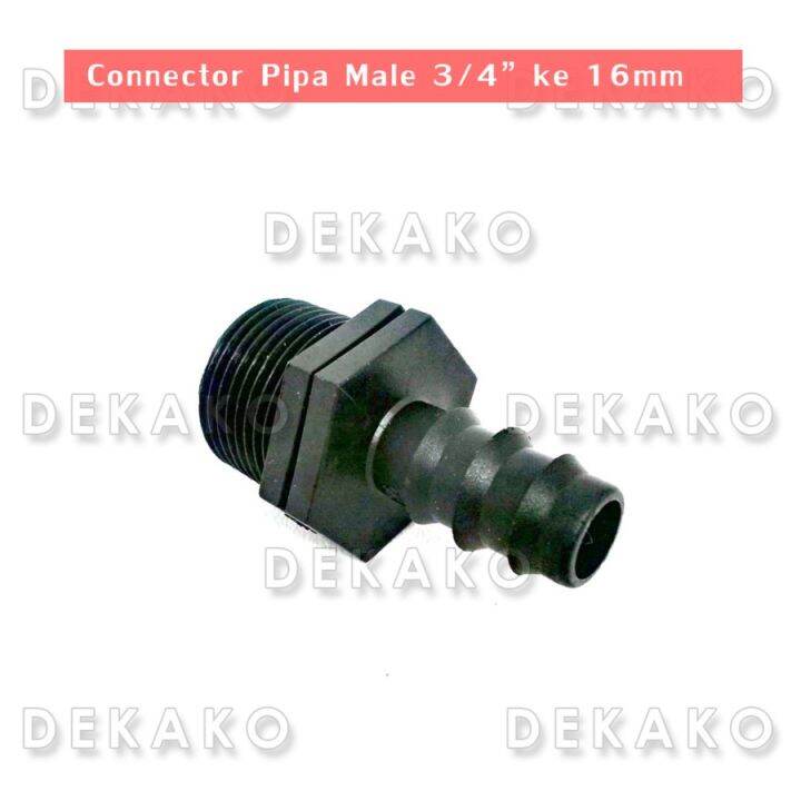 Connector Male Pipa 3/4 inch ke 16mm | Lazada Indonesia