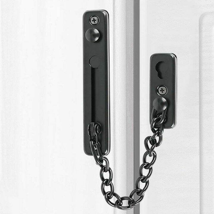 Hotel Security Door Chain Latch Bolt Restrictor Safety Guard Lock Slide ...