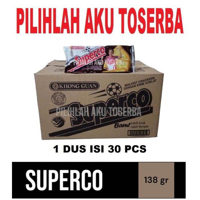 Biskuit Khong Guan SUPERCO Malkist Cokelat - ( HARGA 1 DUS ISI 30 pcs ...