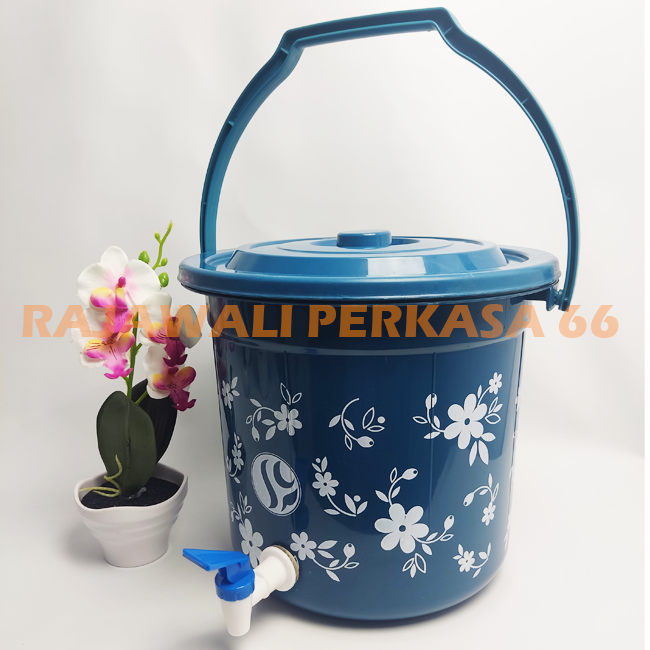 PROTOKOL KESEHATAN !! Ember Cuci Tangan Plastik 28 Liter Dengan Tutup ...