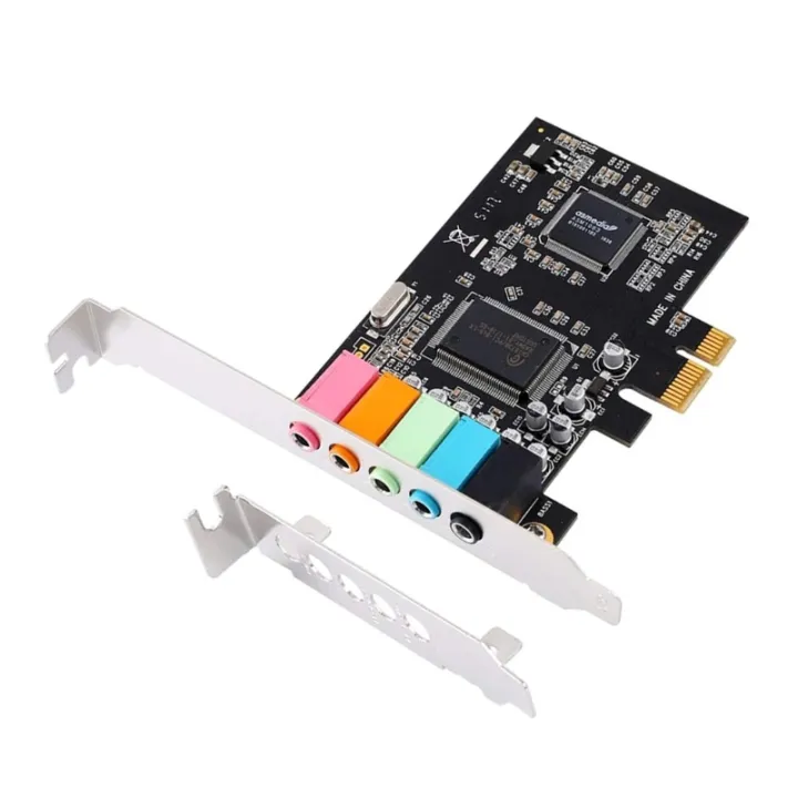 PCIe Sound Card 5.1 Internal Sound Card 3D Stereo PCI-e Audio Card 32/ ...