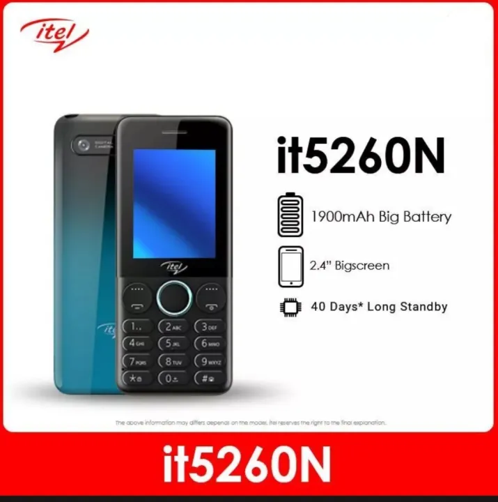 Itel 5260N Basic Cellphone Dual Sim Original (keypad) | Lazada PH