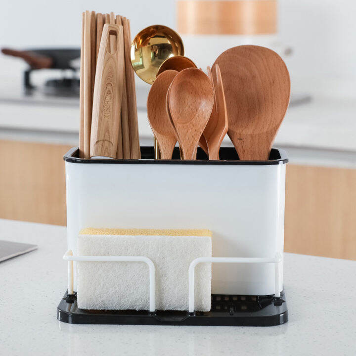 HJKL สองเท่า การอบแห้ง พร้อมถาดรองน้ำหยด เครื่องมือครัว ออแกไนเซอร์อ่าง ...