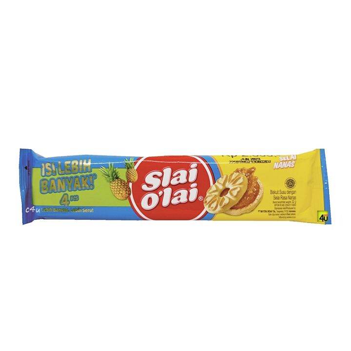Slai O'lai - Biskuit Selai NANAS - 32gr Kemasan SACHET | Lazada Indonesia