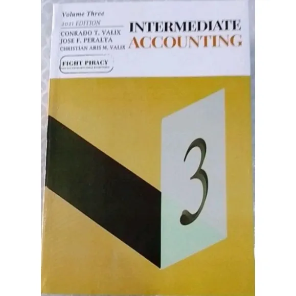 Intermediate Accounting Vol 3 2021 | Lazada PH Intermediate Accounting Vol 3 2021 | Lazada PH