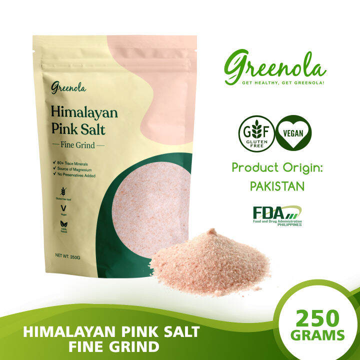 Greenola Himalayan Pink Salt Fine Grind 250g | Lazada PH