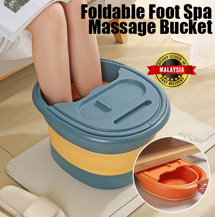 Foldable Foot Spa Massage Bucket Home Travel Large Basin Healthy ...