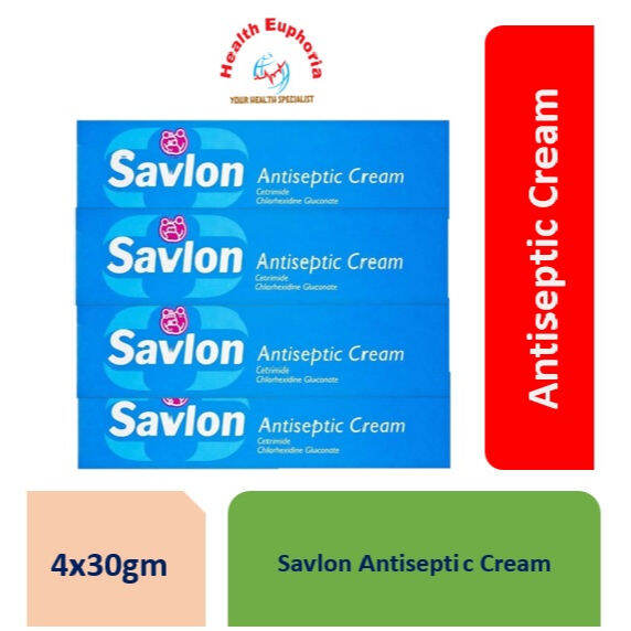 Savlon Antiseptic Cream 30g [Bundle of 4] | Lazada Singapore
