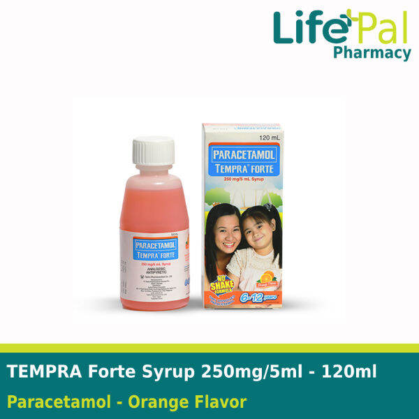 Tempra Forte 250mg/5ml SYRUP ORANGE 120ml 1's | Lazada PH