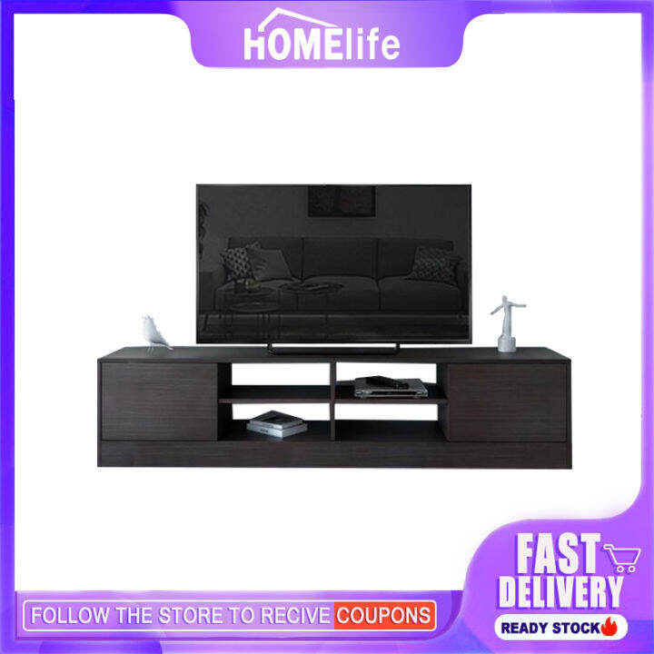 Homelife Solid Wood TV Cabinet Living Room Minimalist TV Rack ...