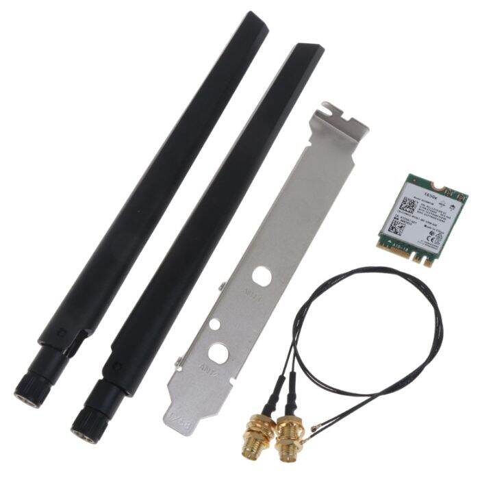 การ์ดเน็ตเวิร์คสำหรับไร้สาย WiFi 6 AX1650 AX200 1650X 2.4Gbps Dual Band ...