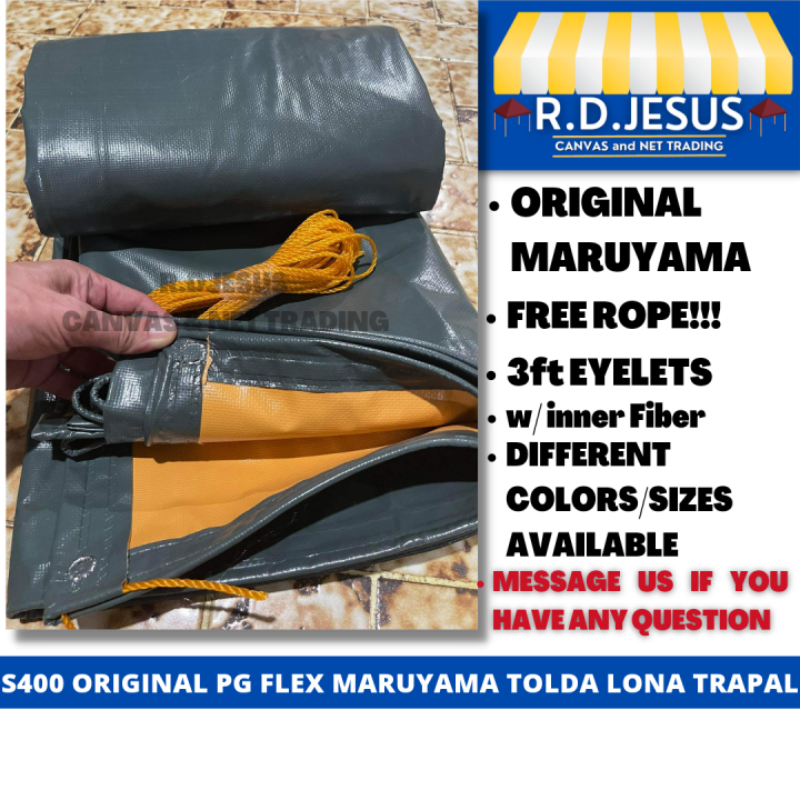 (4ft X 6ft) P.G FLEX MARUYAMA TOLDA LONA TRAPAL TARPAULIN - PANTABING ...