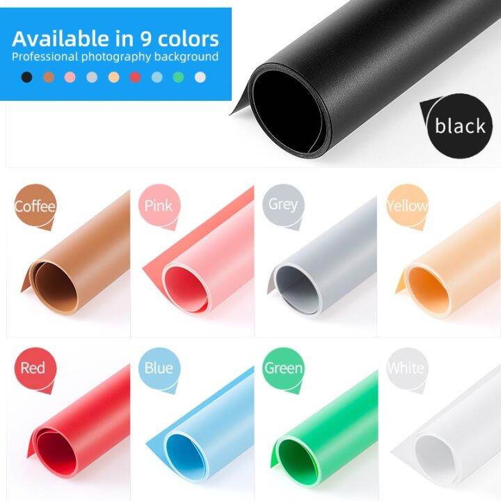 Background Photography Solid Color Matt Frosted PVC Backdrop For Photography Studio Waterproof ...