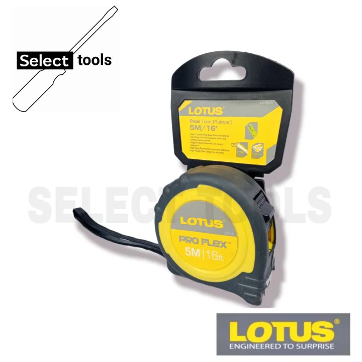 Lotus Imperial Steel Tape measure (PRO FLEX 5M/16FT) | Lazada PH