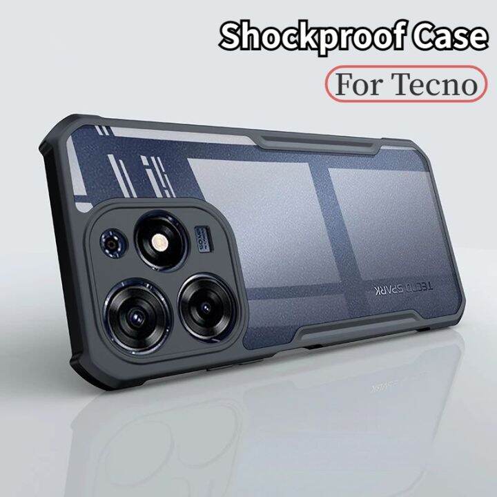 For Tecno Spark 10 Pro K17 2023 4G Phone Case Clear Acrylic Shockproof ...