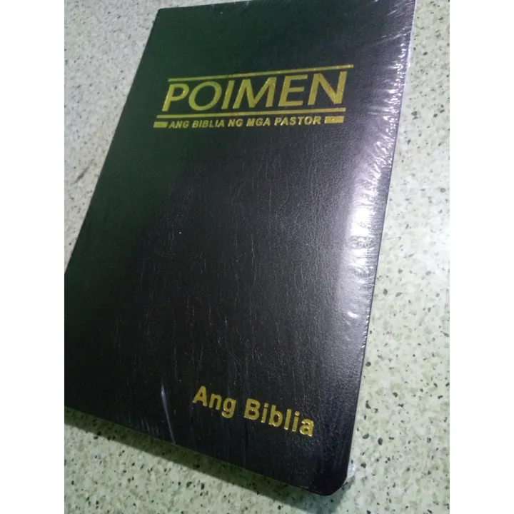 POIMEN Ang Biblia - TAGALOG, "Ang Biblia Ng Mga Pastor " Gold Edge (8.5 ...