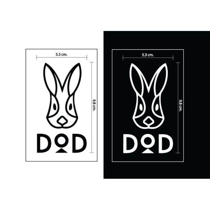 DOD RABBIT STICKER สติ๊กเกอร์ DOD RABBIT | Lazada.co.th