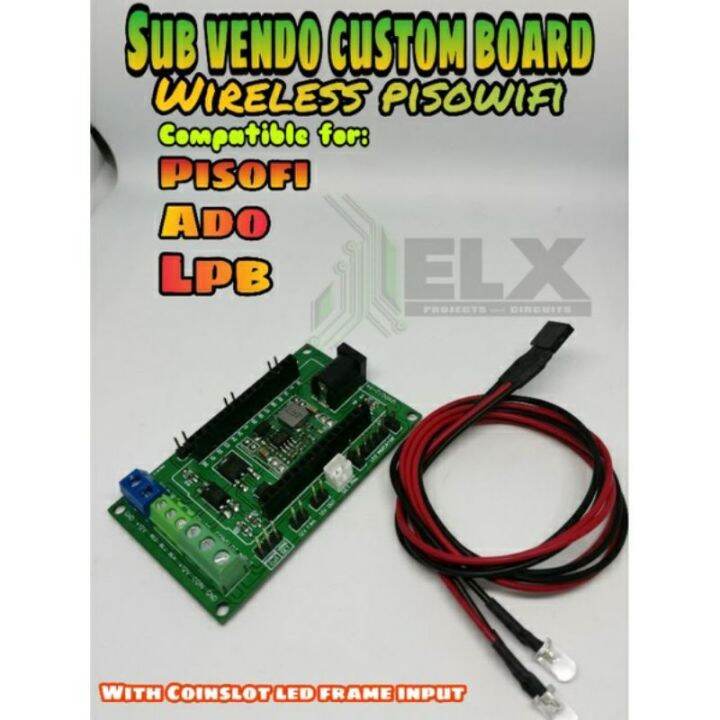 durable Wireless Sub Vendo Custom board for ADO, LPB & PISOFi | Lazada PH