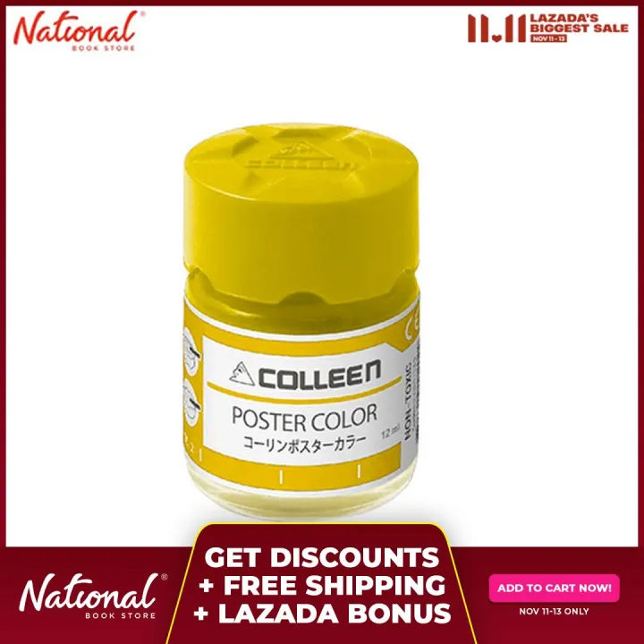 Colleen Poster Color 12001 20Ml, 12089 Flourescent Yellow | Lazada PH