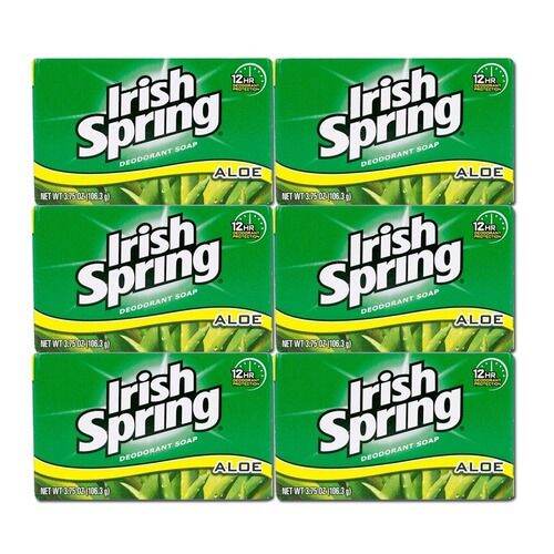 Irish Spring Aloe Bar Soap 104g Pack of 6 | Lazada PH