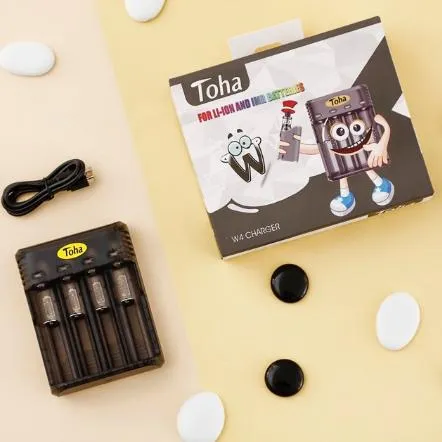 toha battery charger fast and smart vape 18650 26650 and other ...