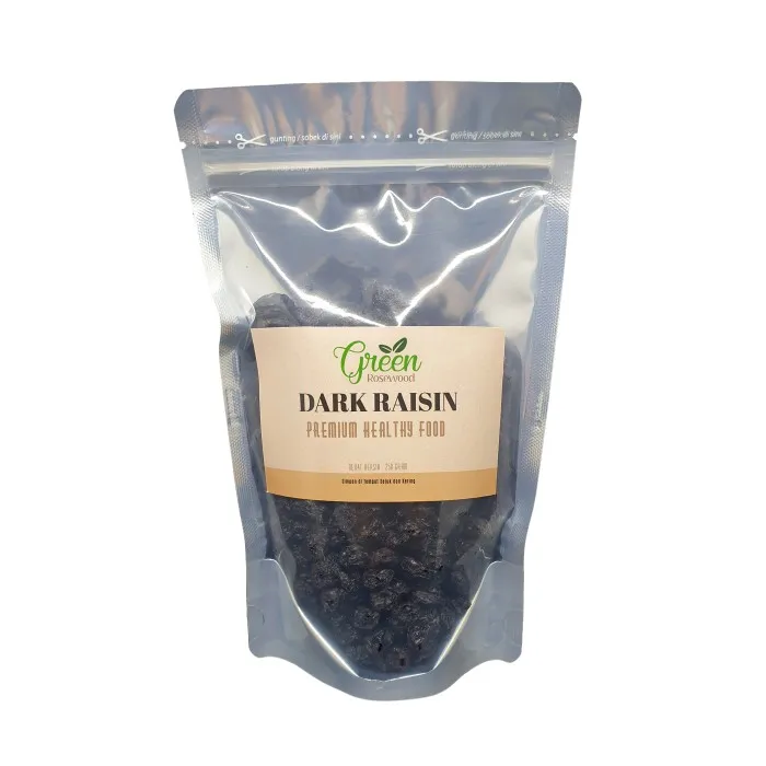 DARK RAISIN 250 GRAM UNSWEETENED PREMIUM - KISMIS HITAM 250 GR | Lazada ...