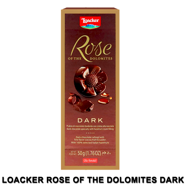 Loacker Rose of the Dolomites Dark Chocolate 50g | Lazada