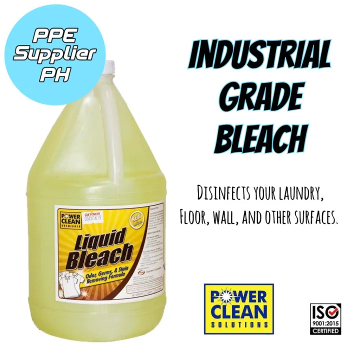 1 GAL BLEACH FOR DISINFECTING AND GENERAL CLEANING (INDUSTRIAL GRADE ...