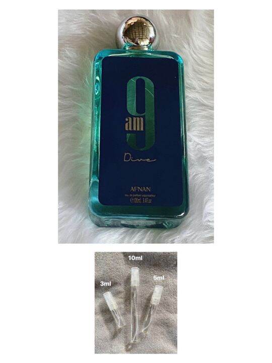 DECANT Afnan 9AM Dive (BDC + Y.S.L Y alternative) EDP | Lazada PH