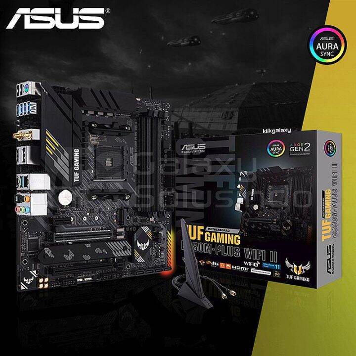 ASUS TUF B550M-PLUS WIFI II Gaming AMD AM4 B550 DDR4 Motherboard ...