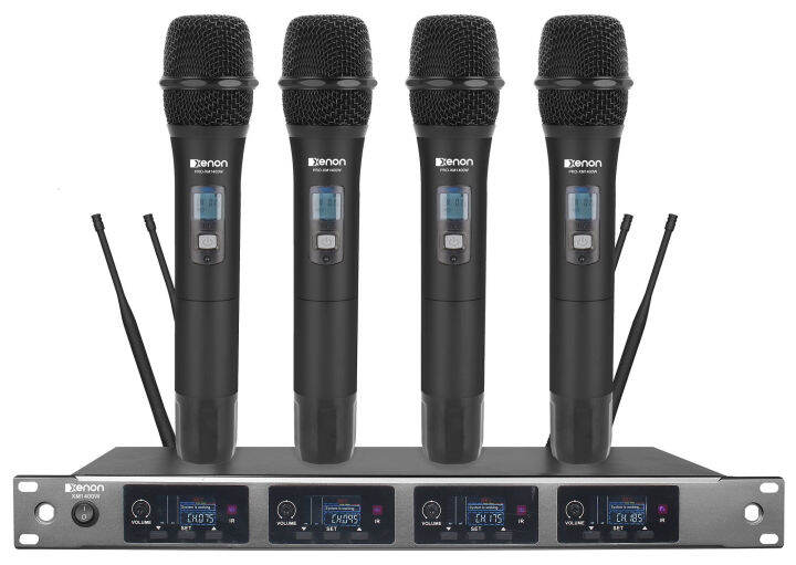 Xenon Professional UHF Wireless Microphones x 4 (PRO-XM1400W) | Lazada PH