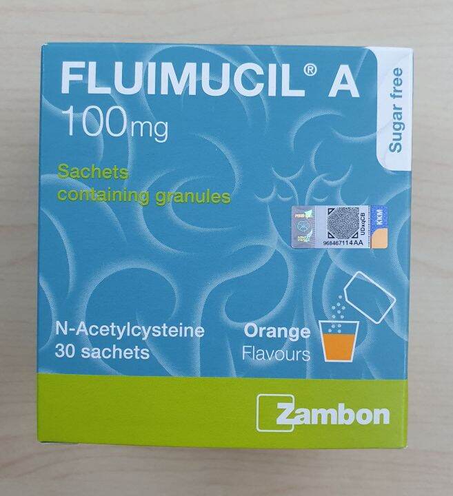 Fluimucil A 100mg Sachet Orange Flavour | Lazada