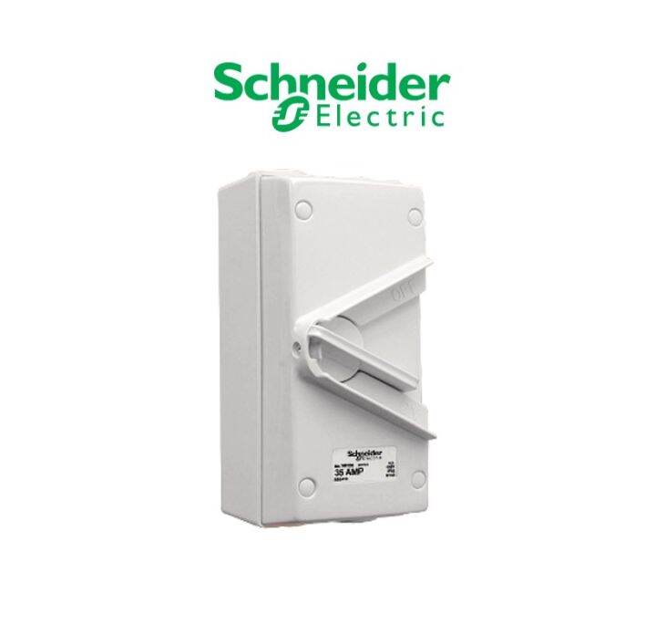 SCHNEIDER WHT35 GY WEATHER PROOF ISOLATOR SWITCH IP66 3W 35A | Lazada