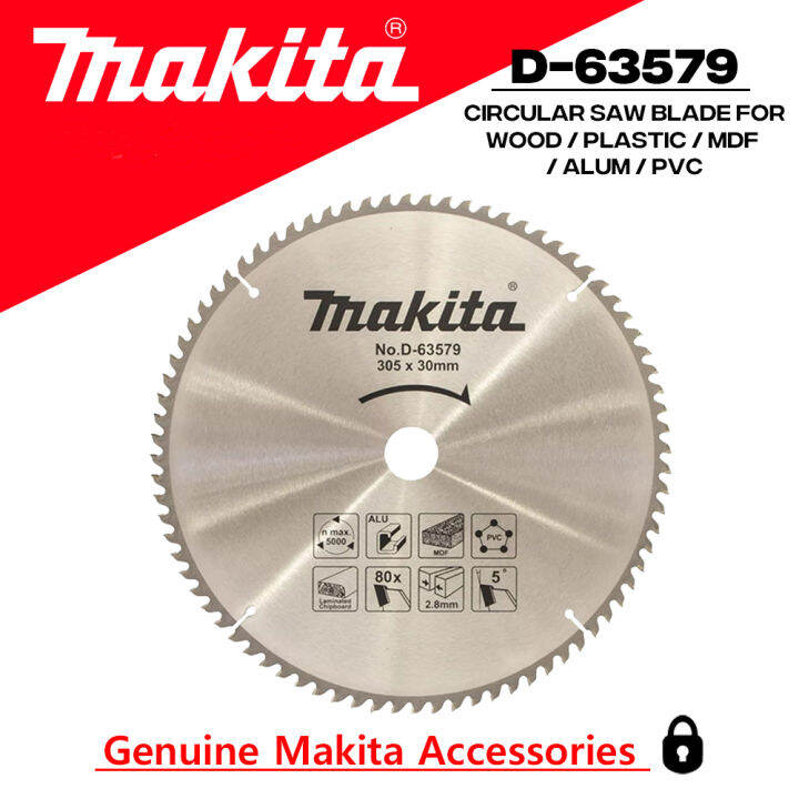 Makita D-63579 Circular Saw Blade for Wood / Plastic / MDF / Alum / PVC ...