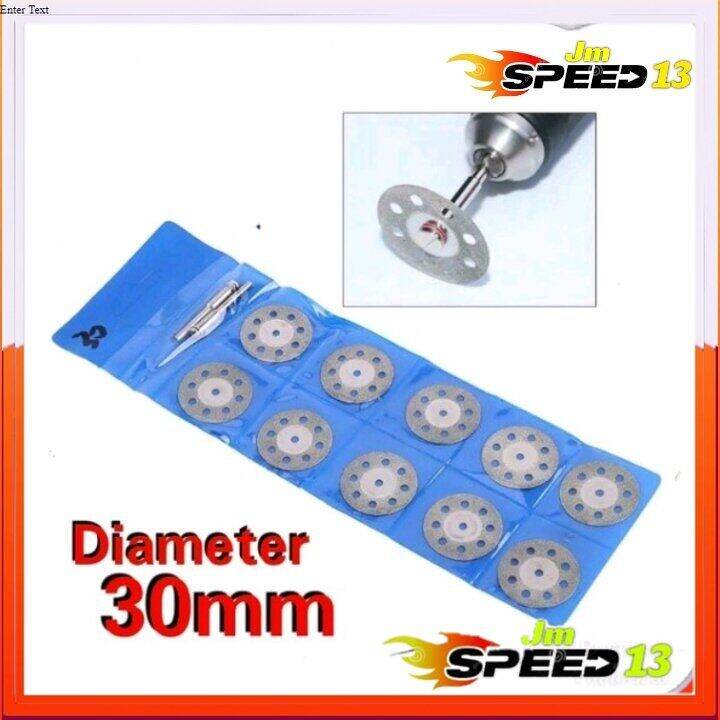 Mata potong diamond cutting disc mata gerinda mini grinder 30mm set 12 ...