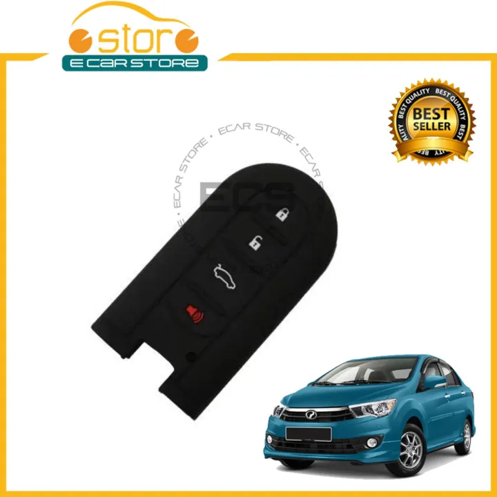 Perodua Bezza / All-New MYVI Keyless Push Start Remote Car Key Silicone ...