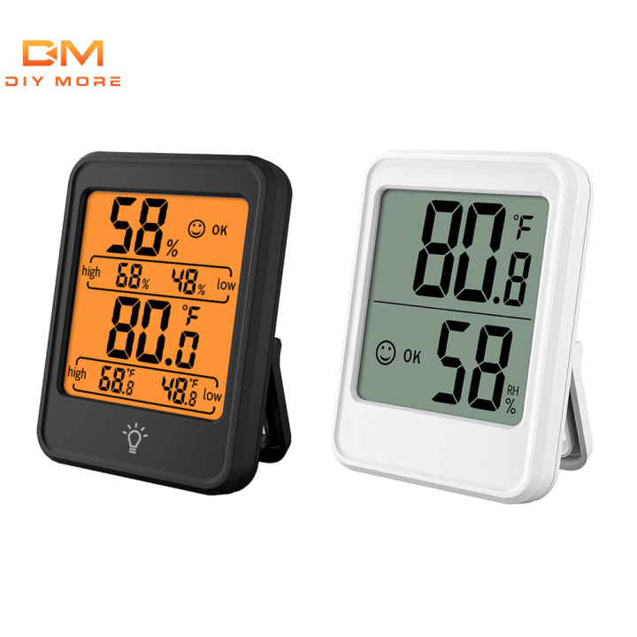 Diymore Electronic Indoor Outdoor Thermometer Wireless Digital ...