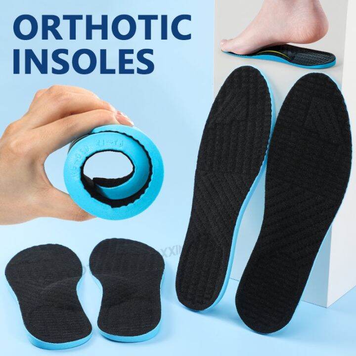 Orthotic Cushioning Arch Support Shoe Insoles, O/X Leg Flat Foot ...