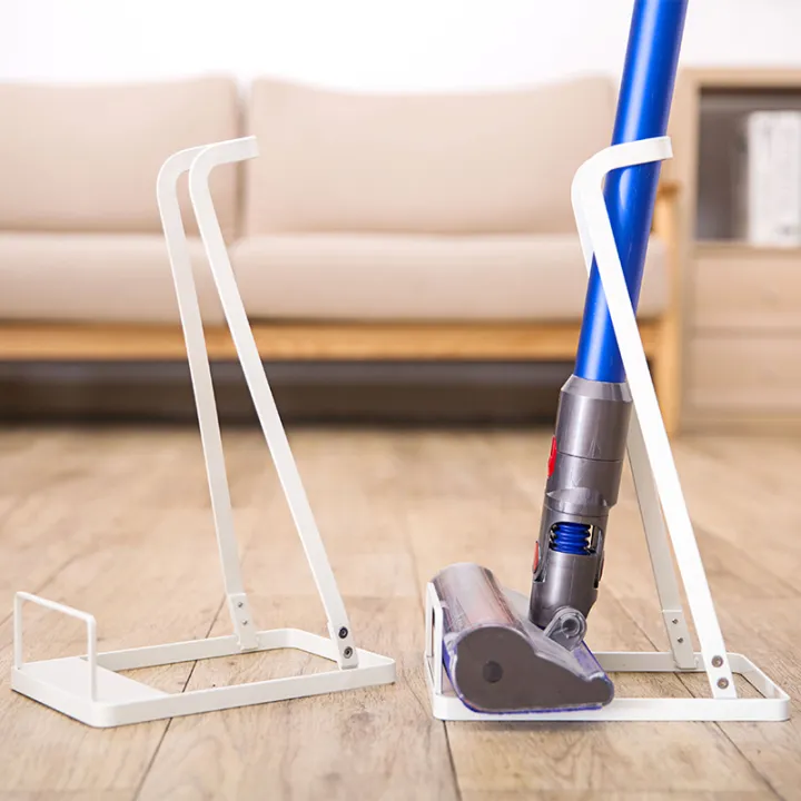 Home wrought iron universal vacuum cleaner floor storage rack bracket ...