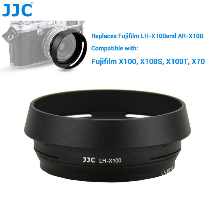 JJC LH-X100 AR-X100 Che nắng che nắng cho ống kính với vòng điều hợp bộ ...