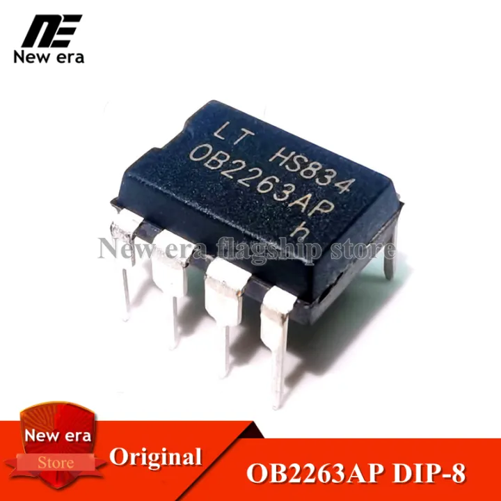 10ชิ้นเดิมOB2263AP DIP-8 OB2263 DIP8การจัดการพลังงานชิปปกติและใหม่เดิม ...
