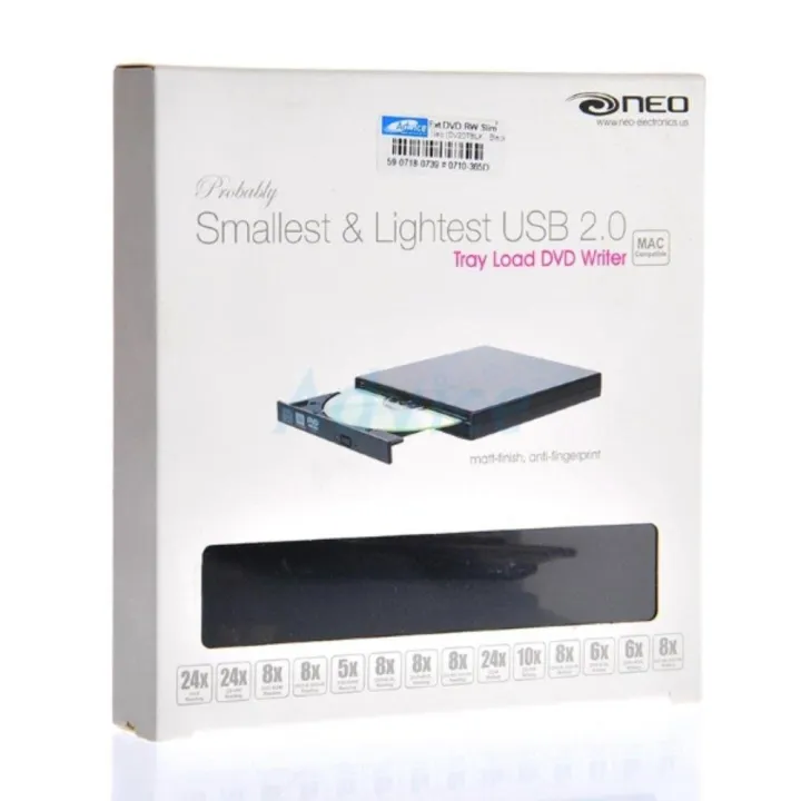 Neo USB2.0 Tray Load External DVD-Writer | Lazada PH