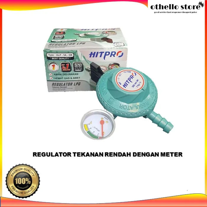 REGULATOR GAS HITPRO LOW PRESSURE DENGAN METER PENGUKUR TEKANAN ...