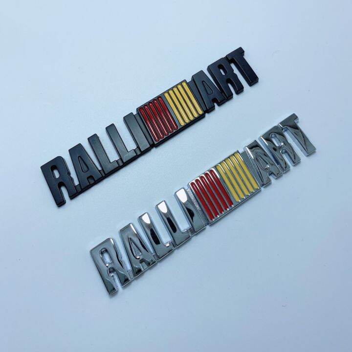 RALLIART LOGO Car Front Grille Emblem Badge for Mitsubishi | Lazada