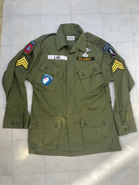 tomwang2012.Vietnam War US Army TCU Tropical Combat military Uniform ...