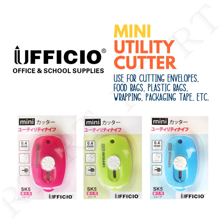 UFFICIO Ready Stock Cute Art Knife Mini Cutter Knife Stationary School ...
