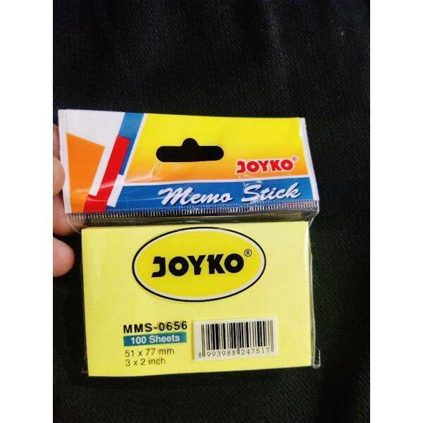 MEMO STICK JOYKO MMS-0656 1 PCS / KERTAS MEMO KUNING / BUKU MEMO STICK ...