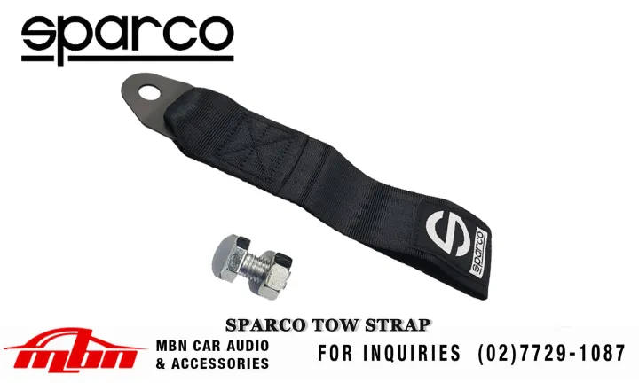 Sparco Universal Racing Tow Strap Black | Lazada PH